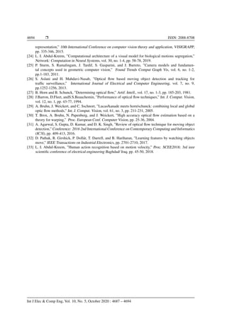 Object tracking using motion ﬂow projection for pan-tilt conﬁguration | PDF