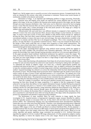 Pattern Approximation Based Generalized Image Noise Reduction Using Adaptive Feedforward Neural ...