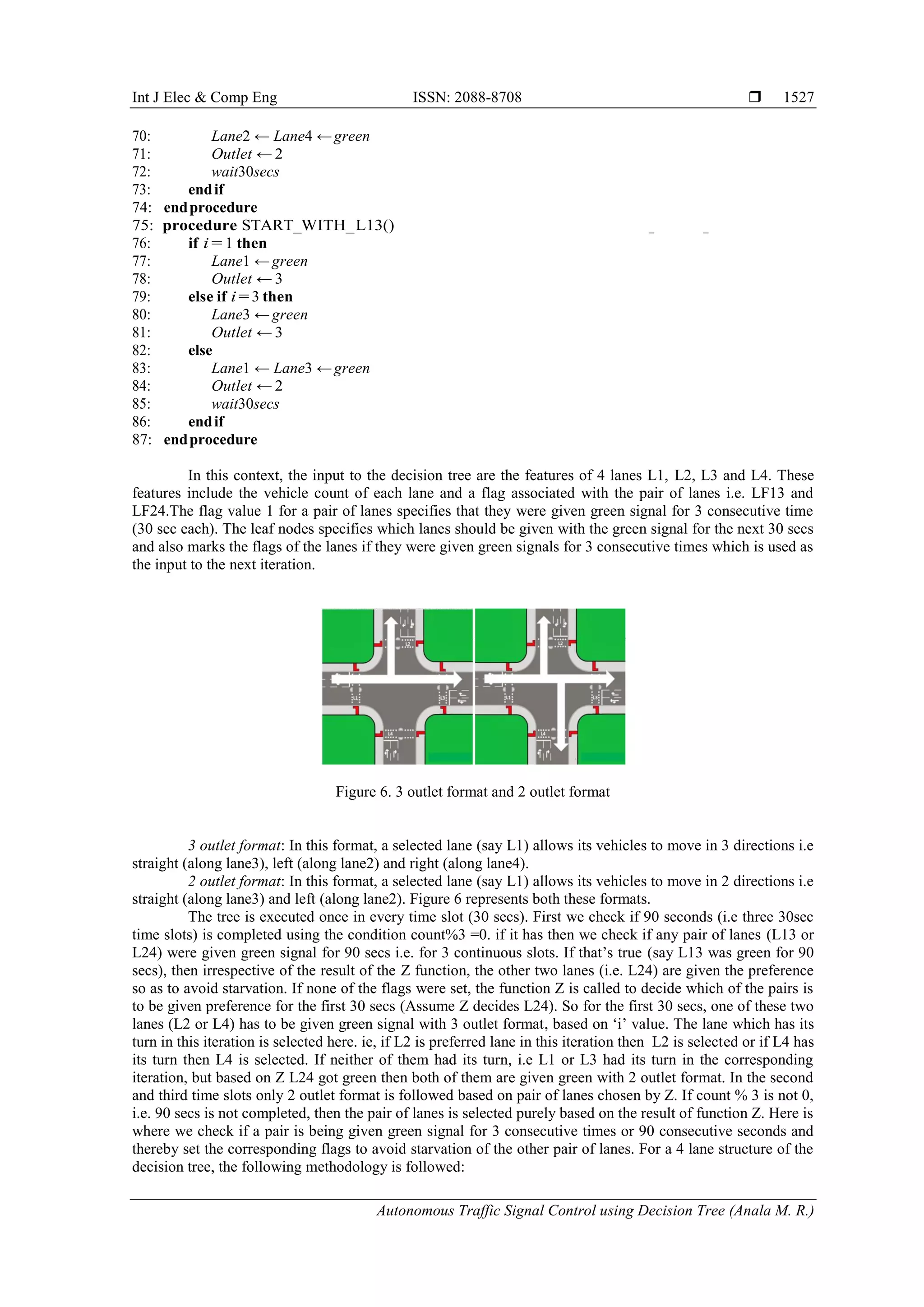 Autonomous Traffic Signal Control using Decision Tree | PDF