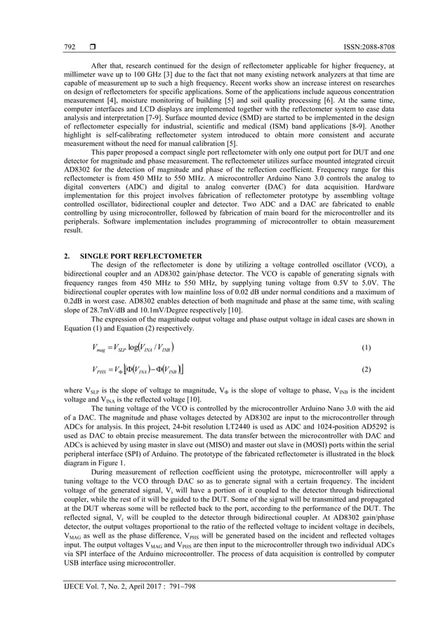 Development of Compact P-Band Vector Reflectometer | PDF | Physics ...