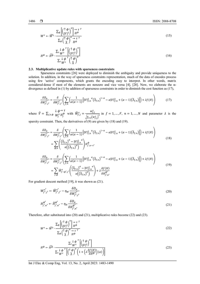 Alpha Divergence Two Dimensional Nonnegative Matrix Factorization For Biomedical Blind Source