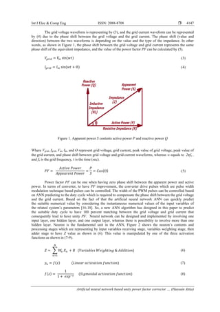 Artificial neural network based unity power factor corrector for single phase DC-DC converters ...
