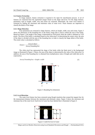 Shape and Level Bottles Detection Using Local Standard Deviation and Hough Transform | PDF ...