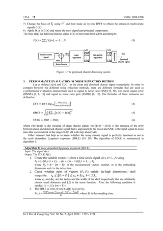 Chaotic signals denoising using empirical mode decomposition inspired by multivariate denoising ...