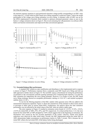 State of charge estimation based on a modified extended Kalman filter | PDF