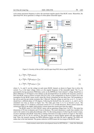 Field oriented control driver development based on BTS7960 for physiotherapy robot ...