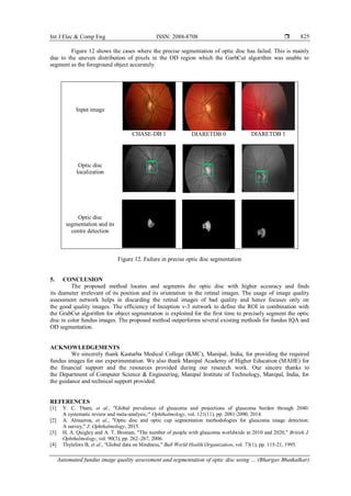 Automated fundus image quality assessment and segmentation of optic disc using convolutional ...
