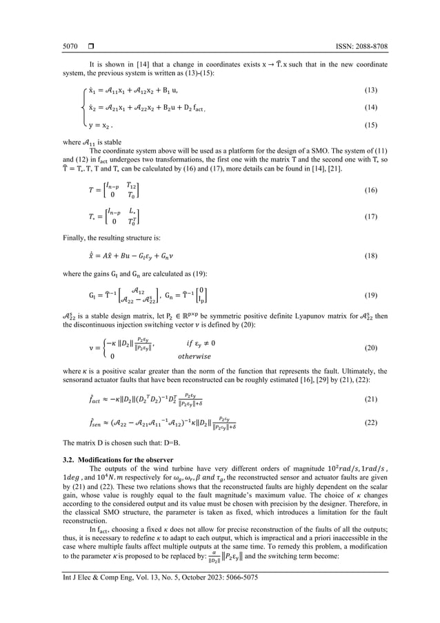 Sensor Fault Reconstruction For Wind Turbine Benchmark Model Using A