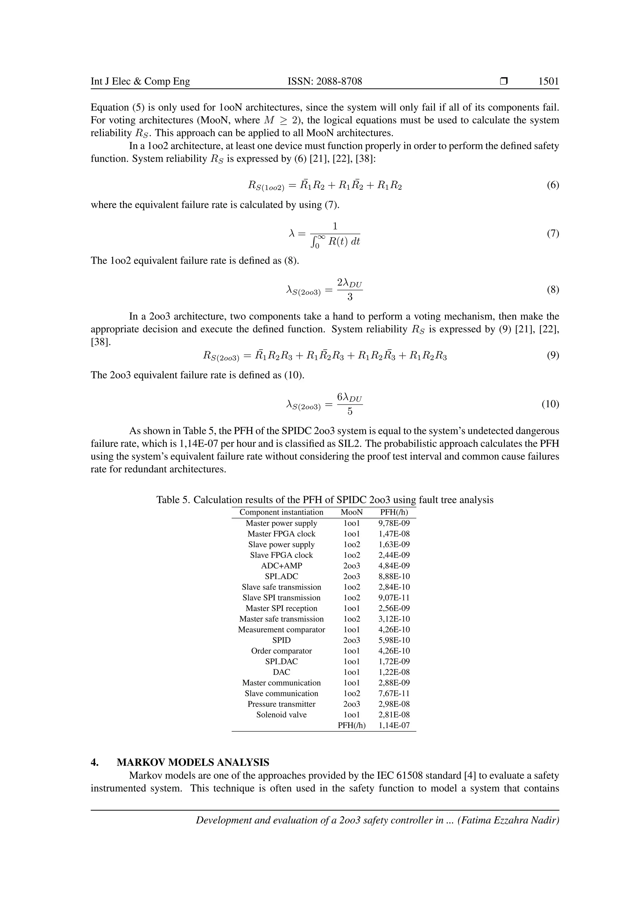 Development and evaluation of a 2oo3 safety controller in FPGA using ...