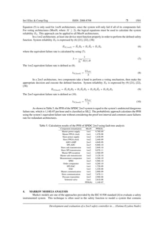 Development and evaluation of a 2oo3 safety controller in FPGA using fault tree analysis and ...