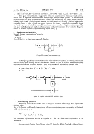 Antenna Azimuth Position Control System using PIDController & State-Feedback Controller Approach ...