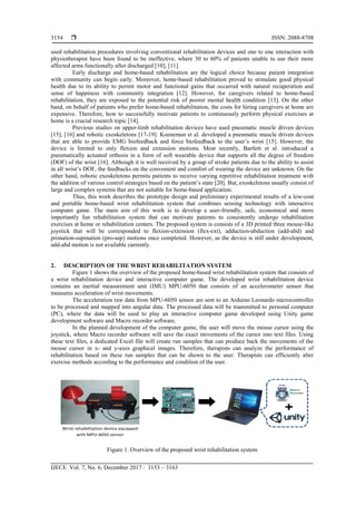 Development of a Home-based Wrist Rehabilitation System | PDF