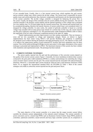 Design and control technique for single phase bipolar H-bridge inverter connected to the grid | PDF