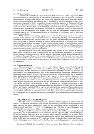 Evaluation of a Multiple Regression Model for Noisy and Missing Data | PDF