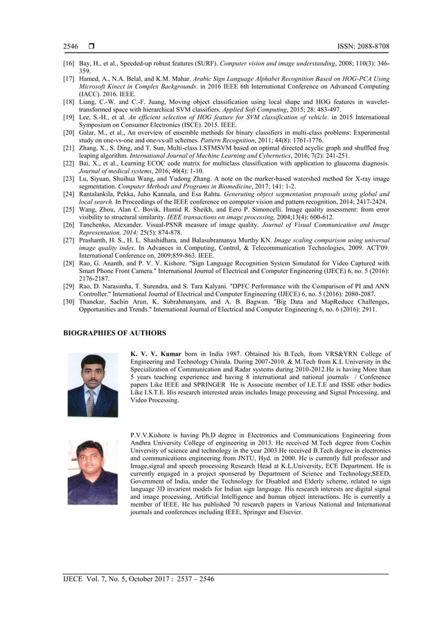 Indian Classical Dance Mudra Classification Using HOG Features and SVM Classifier | PDF