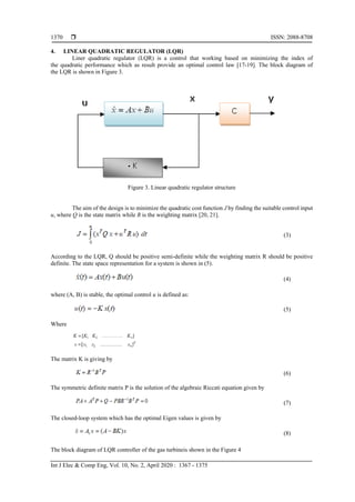Optimal tuning linear quadratic regulator for gas turbine by genetic algorithm using integral ...