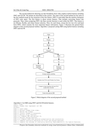 Propose shot boundary detection methods by using visual hybrid features | PDF | Video Software ...