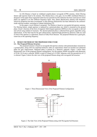 Novel High-Gain Narrowband Waveguide-Fed Filtenna using Genetic Algorithm | PDF