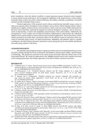 Fuzzy control of synchronous buck converters utilizing fuzzy inference system for renewable ...