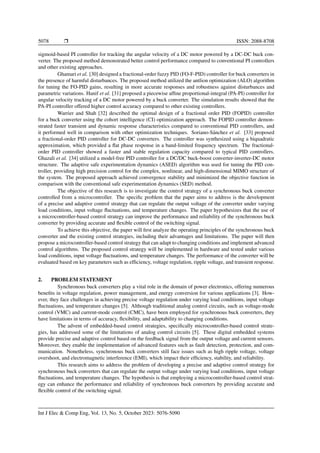 Fuzzy control of synchronous buck converters utilizing fuzzy inference system for renewable ...