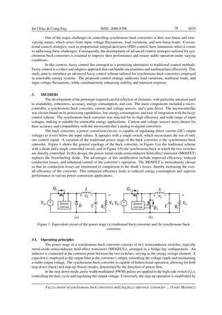 Fuzzy control of synchronous buck converters utilizing fuzzy inference system for renewable ...