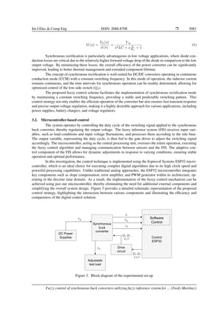 Fuzzy control of synchronous buck converters utilizing fuzzy inference system for renewable ...