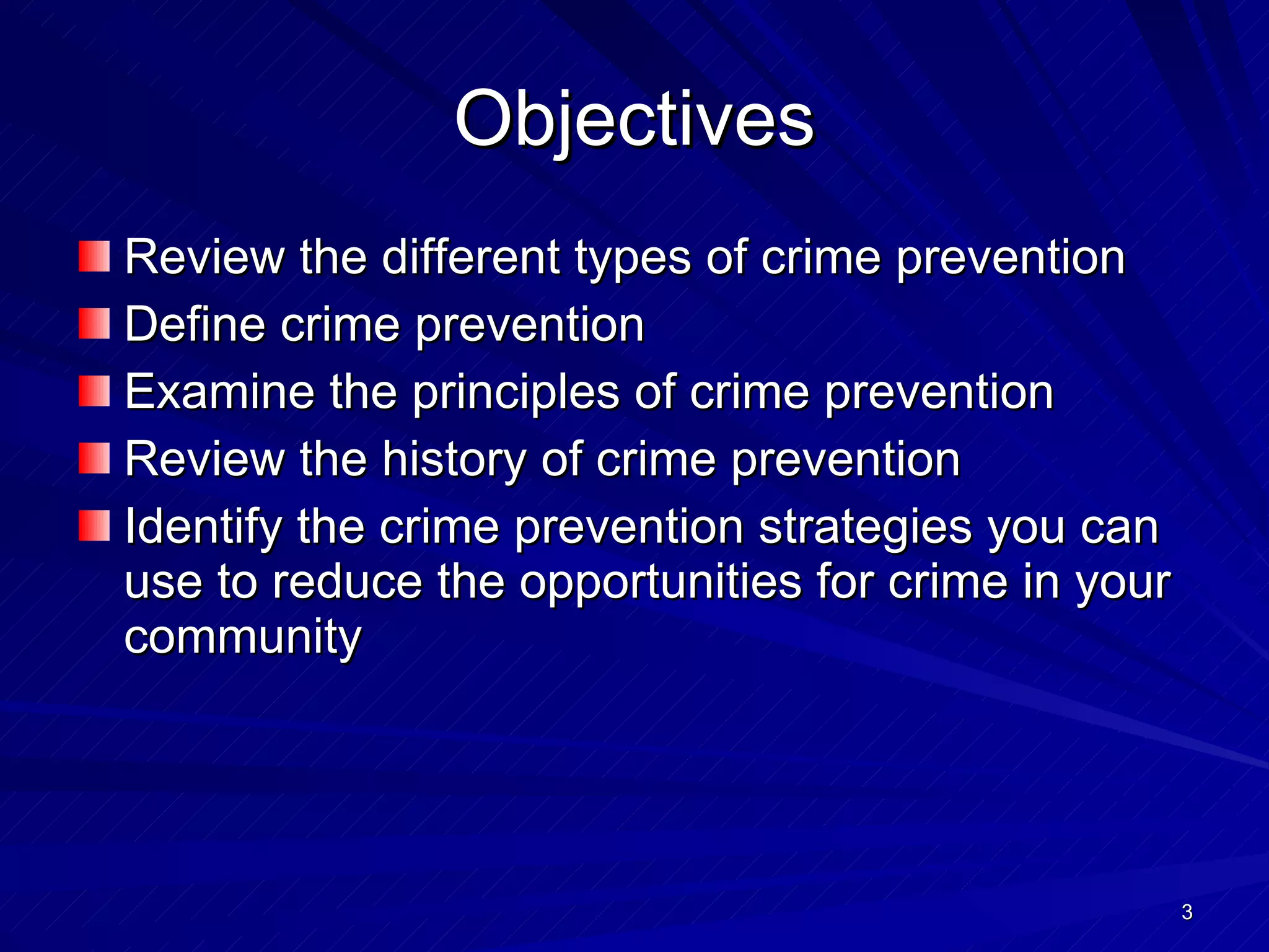 Crime Prevention History And Theory | PPT