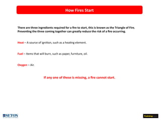 Workplace Fire Safety/Fire Prevention/Fire Risk | PPTX