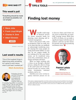 Kathy Connors – Proactive Advisor Magazine – Volume 2, Issue 4 | PDF