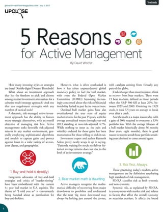 Kathy Connors – Proactive Advisor Magazine – Volume 2, Issue 4 | PDF