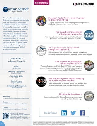 Daniel Namey – Proactive Advisor Magazine – Volume 2, Issue 12 | PDF