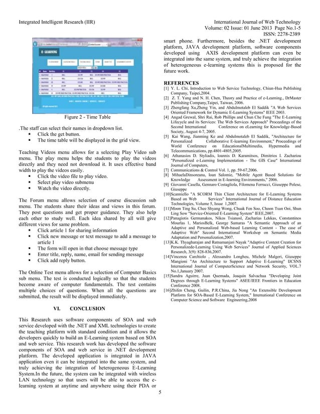 A Soa Based E-Learning System for Teaching Fundamental Informations of Computer Science Courses
