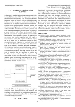 Nature and Dynamics of Happiness: A Psychological View | DOCX | Religion & Spirituality