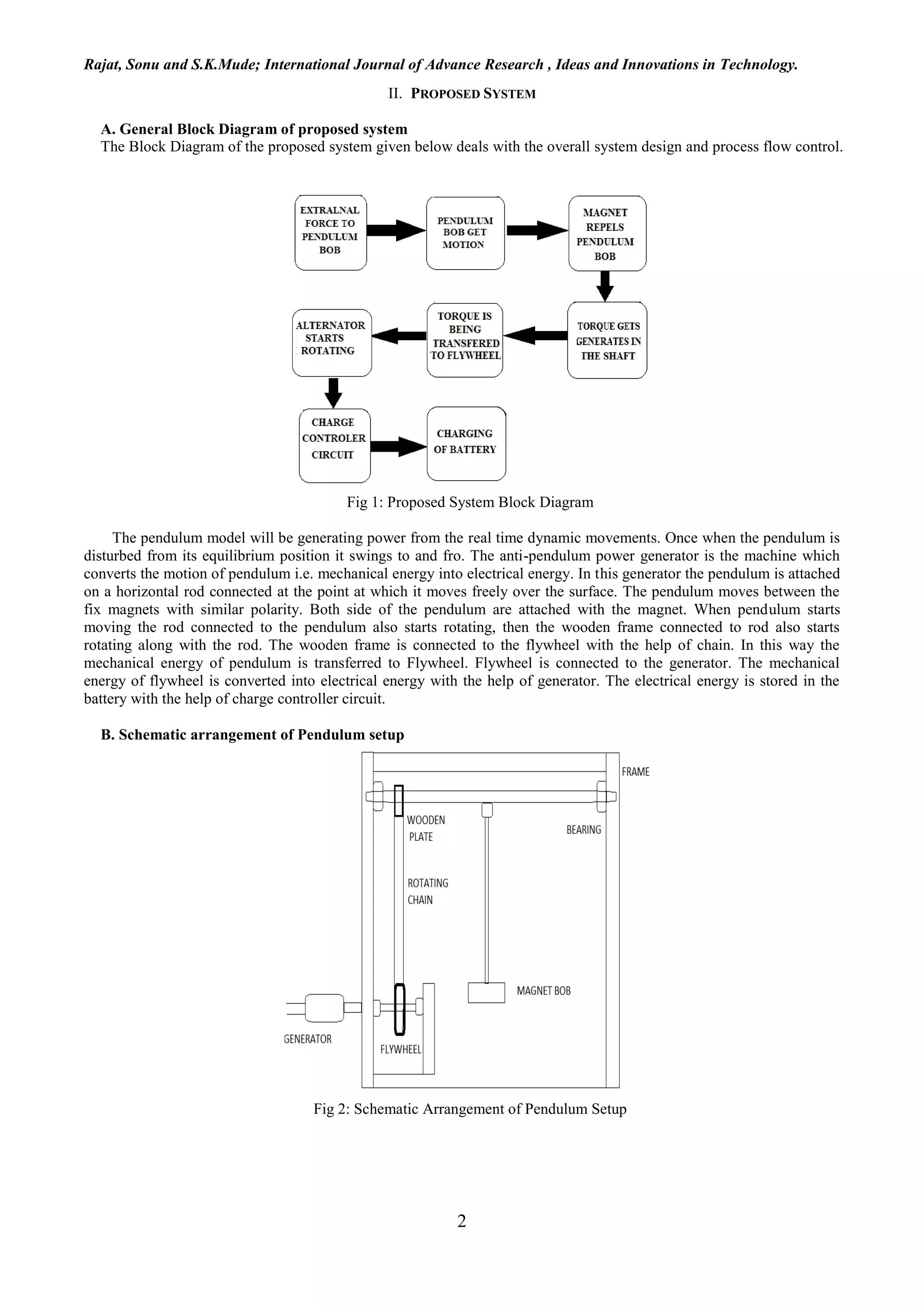 Electrical Energy Generation By using Pendulum Motion | PDF