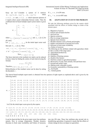 An Interval Based Fuzzy Multiple Expert System to Analyze the Impacts of Climate Change on ...