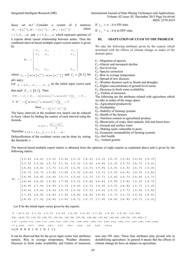 An Interval Based Fuzzy Multiple Expert System to Analyze the Impacts of Climate Change on ...
