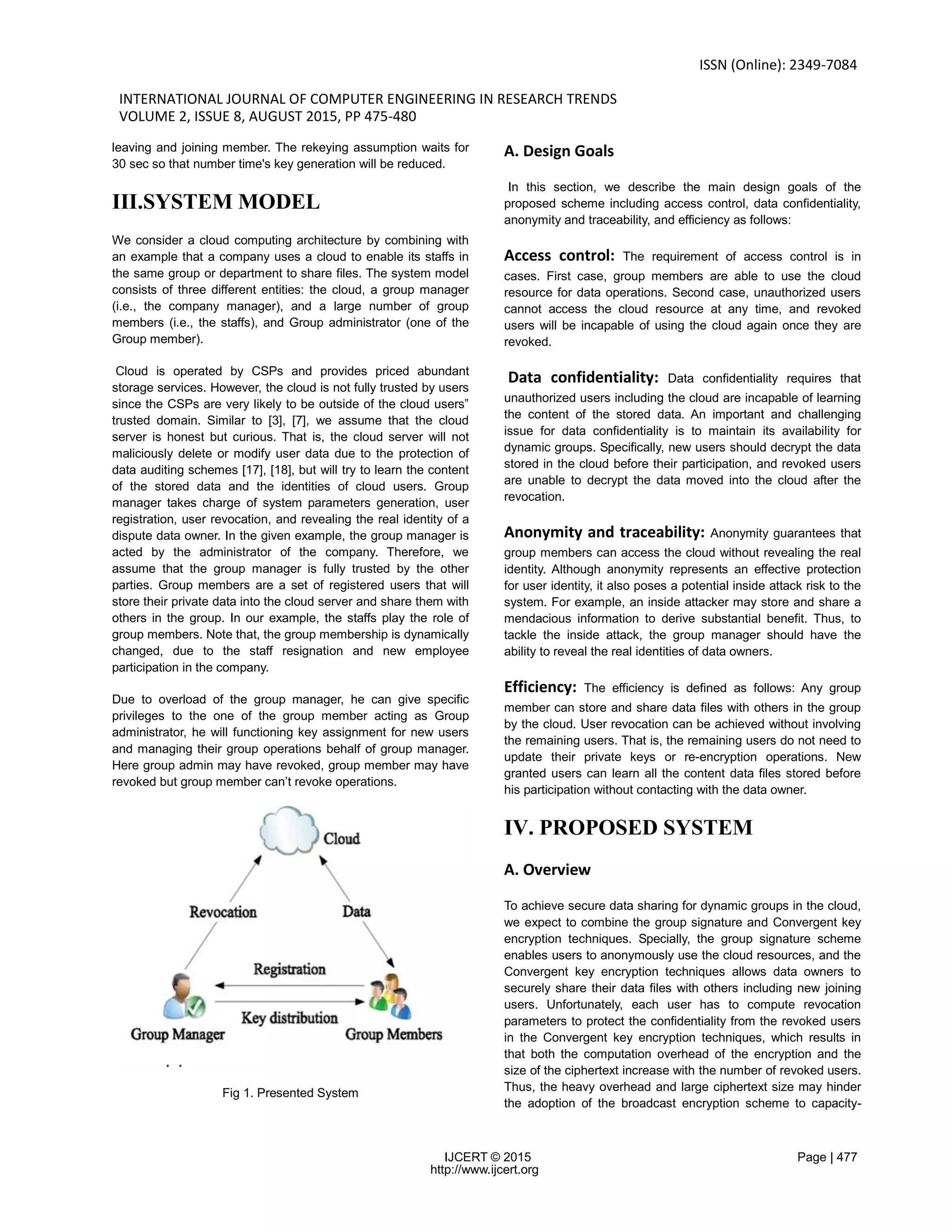 A Secure Multi-Owner Data Sharing Scheme for Dynamic Group in Public Cloud. | PDF | Cloud ...