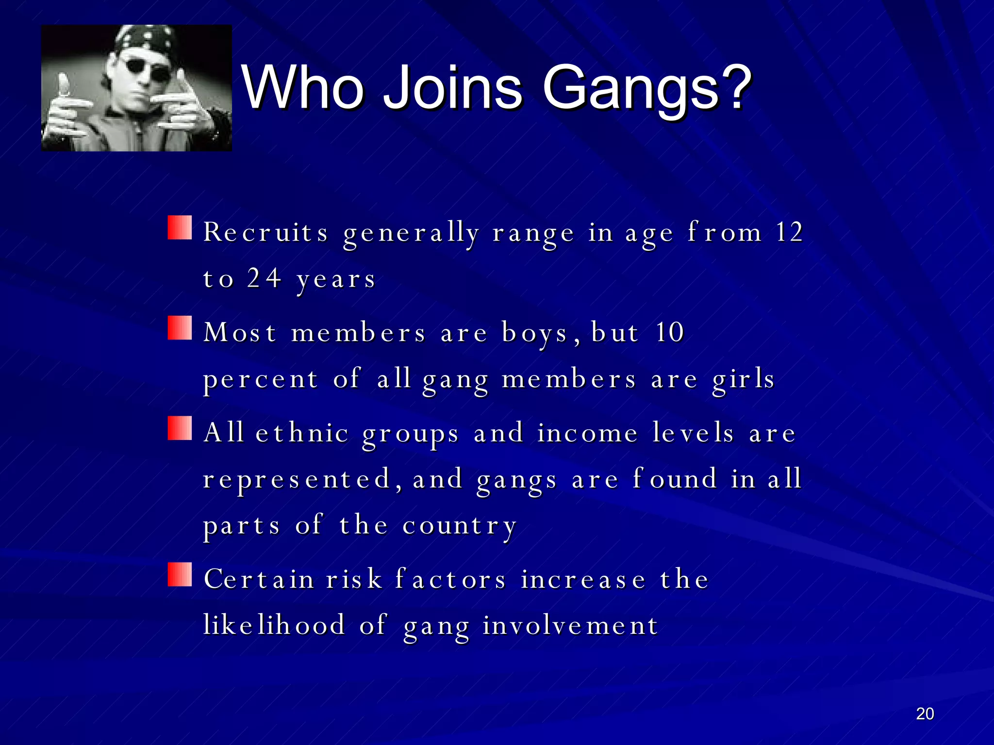 Identifying And Addressing A Gang Problem | PPT