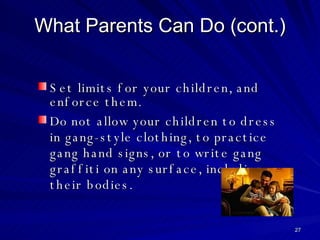 Identifying And Addressing A Gang Problem | PPT