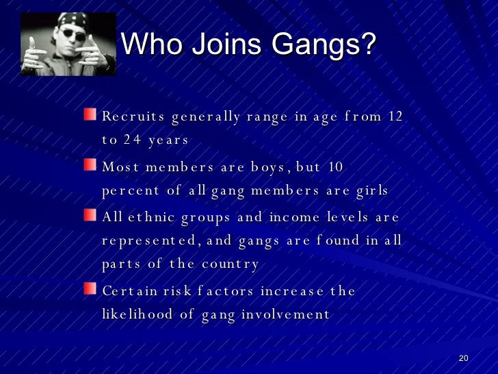 Identifying And Addressing A Gang Problem