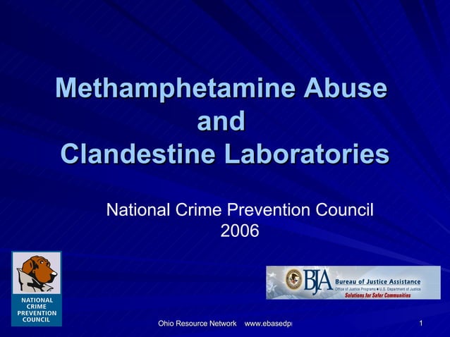 Methamphetamine Abuse And Clandestine Laboratories | PPT | Substance Abuse | Diseases and Conditions