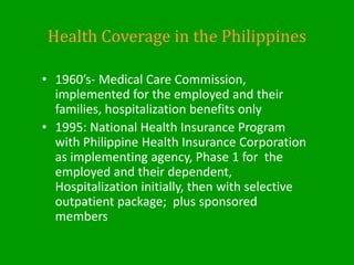 Universal Health Care: the Philippine experience | PDF