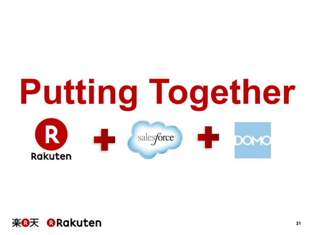 SalesForce 1 Tokyo: Domo & SalesForce at Rakuten | PPTX | Web ...