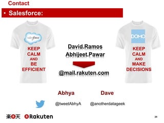 SalesForce 1 Tokyo: Domo & SalesForce at Rakuten | PPTX