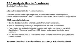 Inventory Optimization Using ABC-XYZ Analysis | PPTX