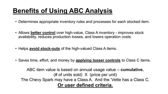 Inventory Optimization Using ABC-XYZ Analysis | PPTX | Logistics | Business