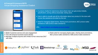 V2STech Corporate presentation for Chatbots | PPTX | Web Conferencing | Computer Software and ...