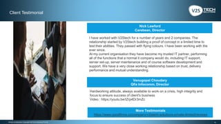 V2STech Corporate presentation for Chatbots | PPTX | Web Conferencing ...