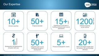 V2STech Corporate presentation for Java Development | PPTX