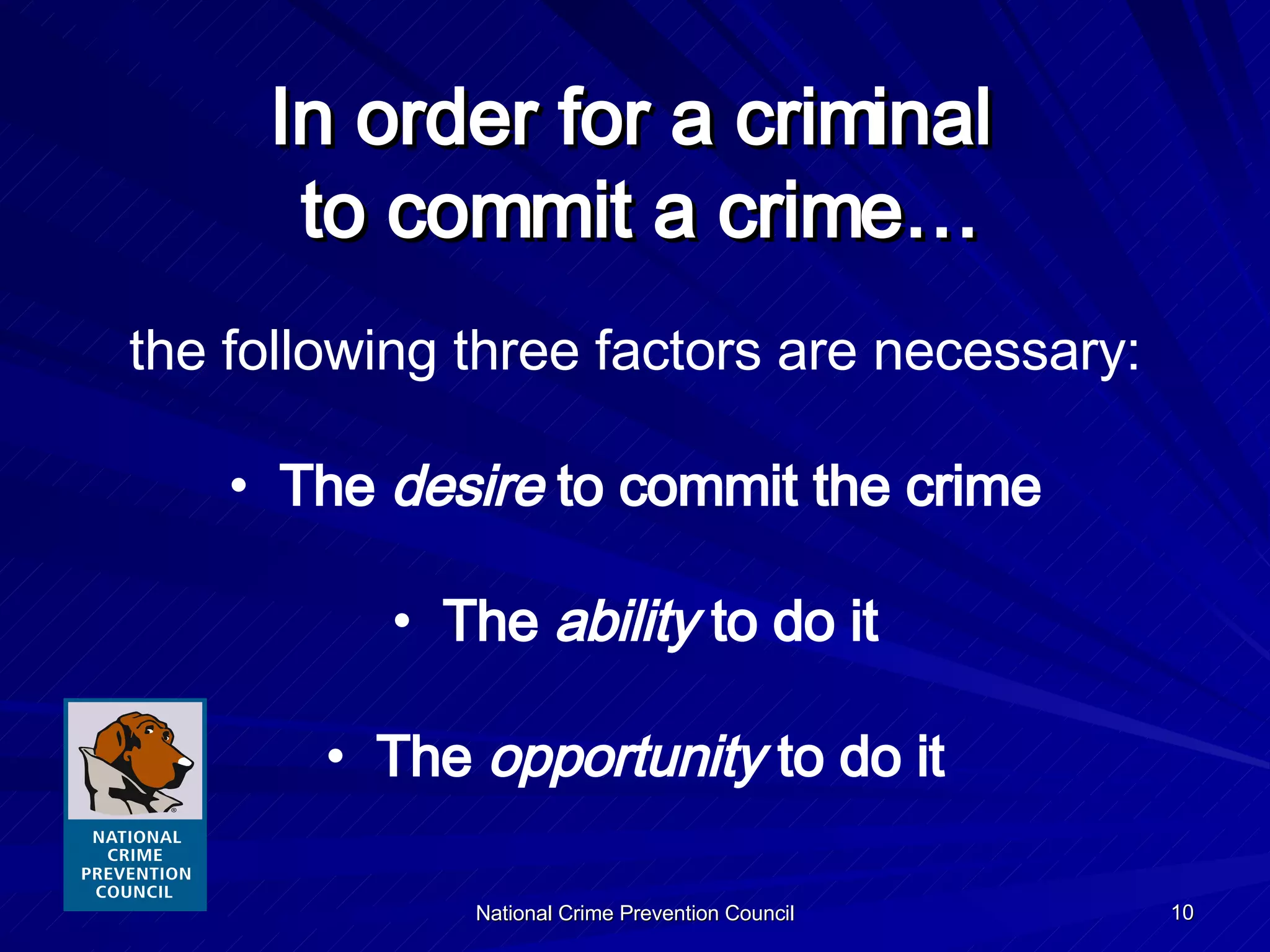 Teaching Kids To Help Design Out Crime | PPT